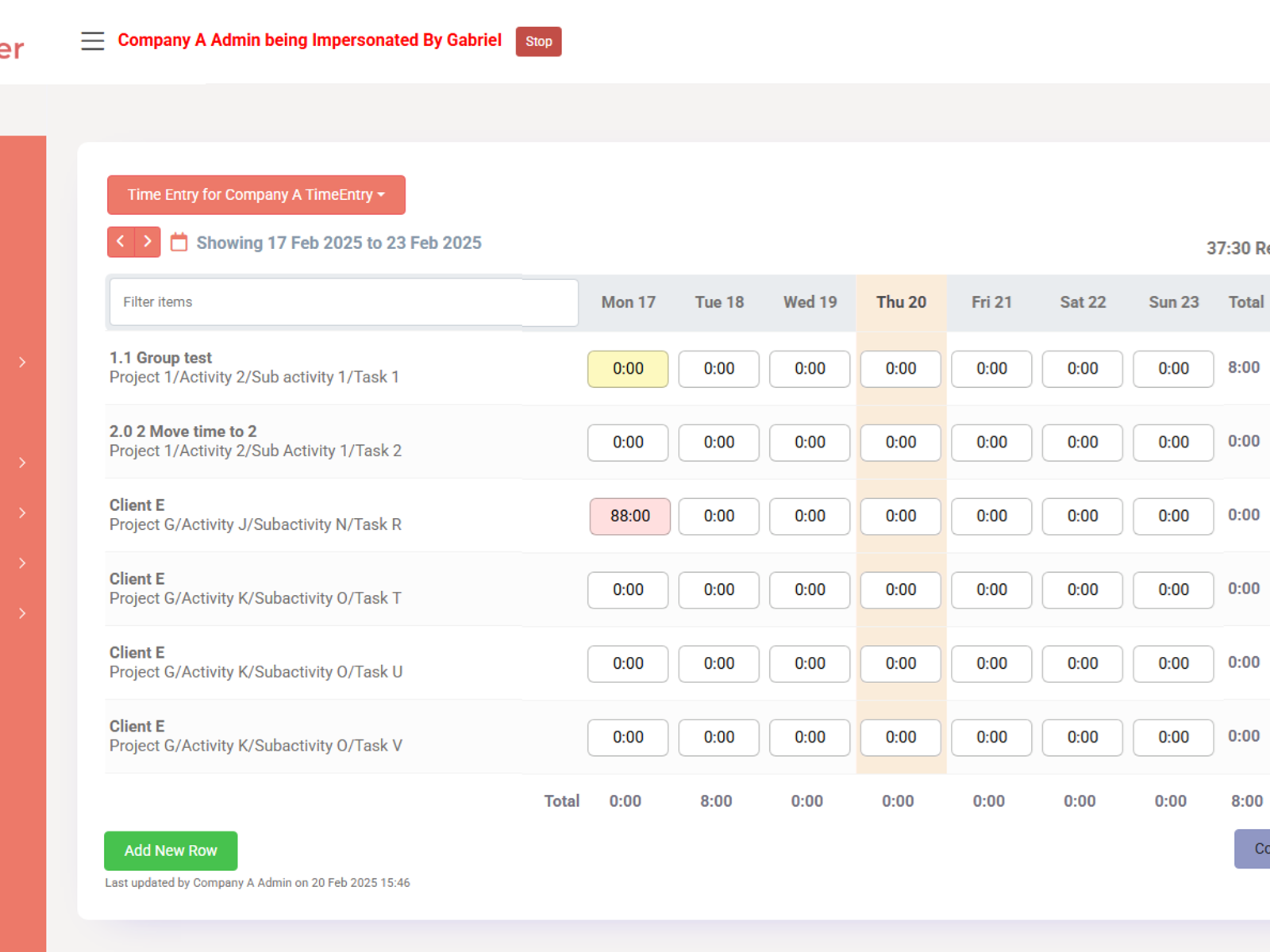 Timemarker Employee Timesheets
